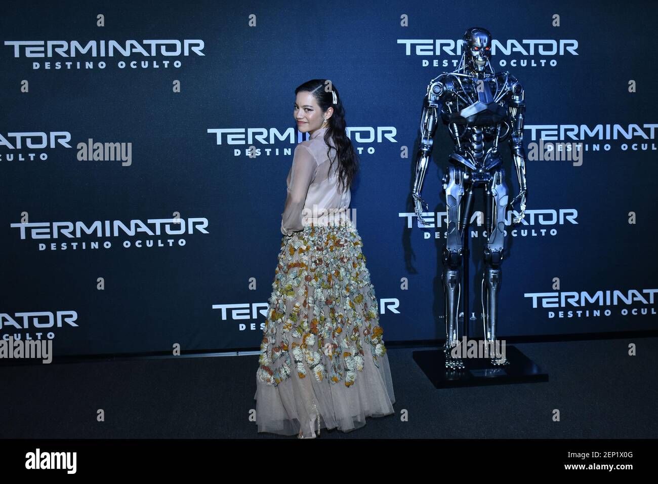 MEXICO CITY, MEXICO - OCTOBER 13: Colombian actress Natalia Reyes poses ...