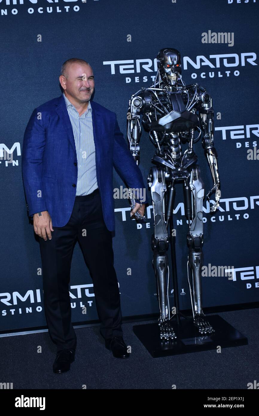 MEXICO CITY, MEXICO - OCTOBER 13: Director Tim Miller poses for photos ...
