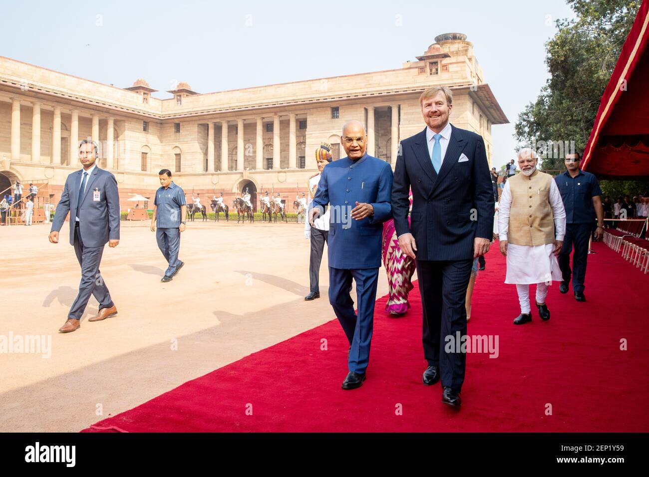 King Willem-Alexander and Queen Maxima with Prime Minister Narendra ...