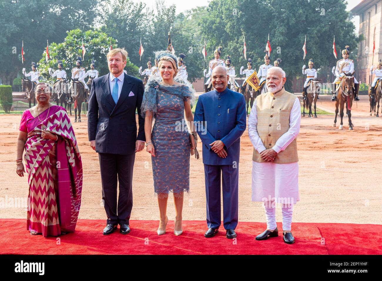 King Willem-Alexander and Queen Maxima with Prime Minister Narendra ...