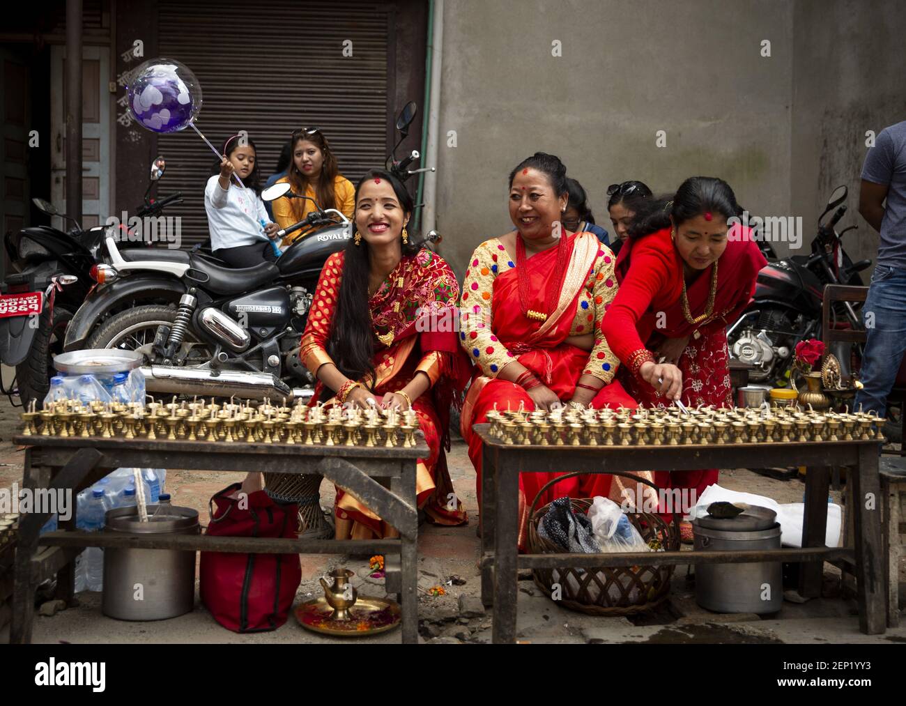 Devotees perform rituals during the festival. The Narayan Jatra ...