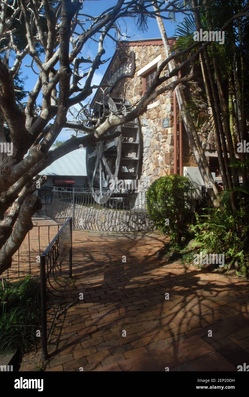 Water mill, Montville, Sunshine Coast Hinterland, Queensland, Australia ...