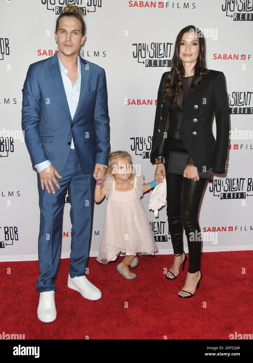 (L-R) Jason Mewes, Logan Lee Mewes and Jordan Monsanto at the JAY AND ...