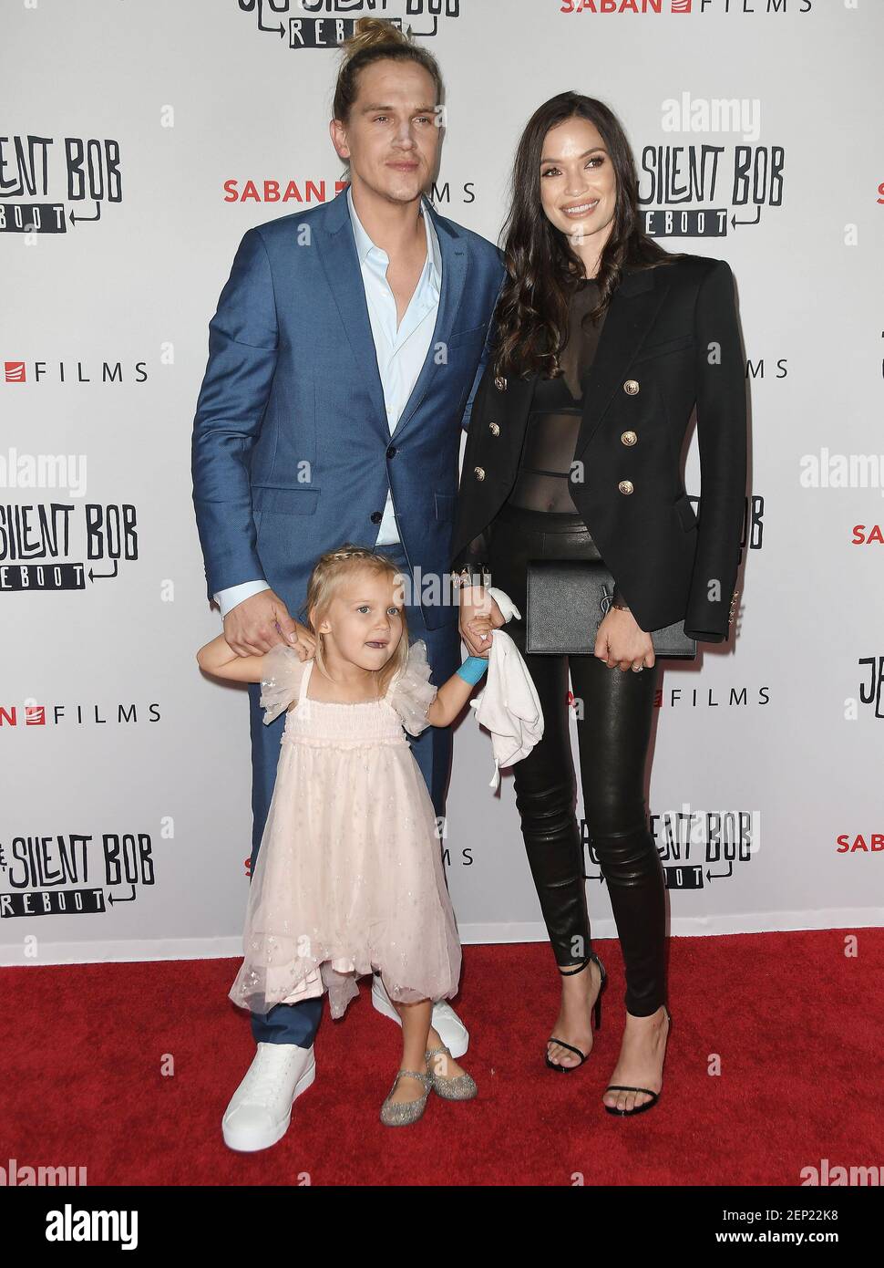 (L-R) Jason Mewes, Logan Lee Mewes and Jordan Monsanto at the JAY AND ...