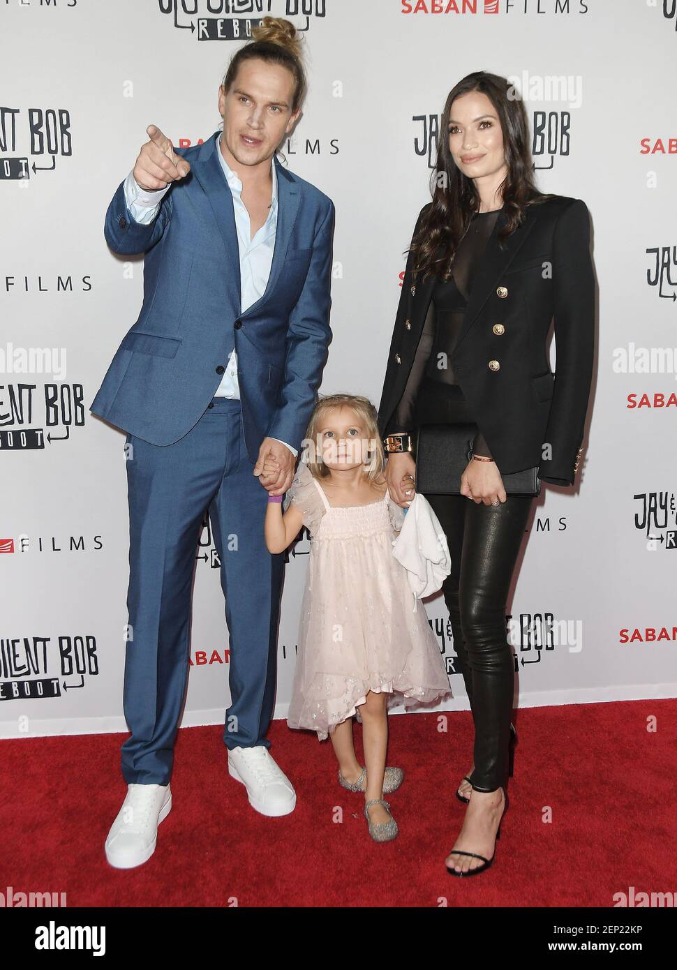 (L-R) Jason Mewes, Logan Lee Mewes and Jordan Monsanto at the JAY AND ...