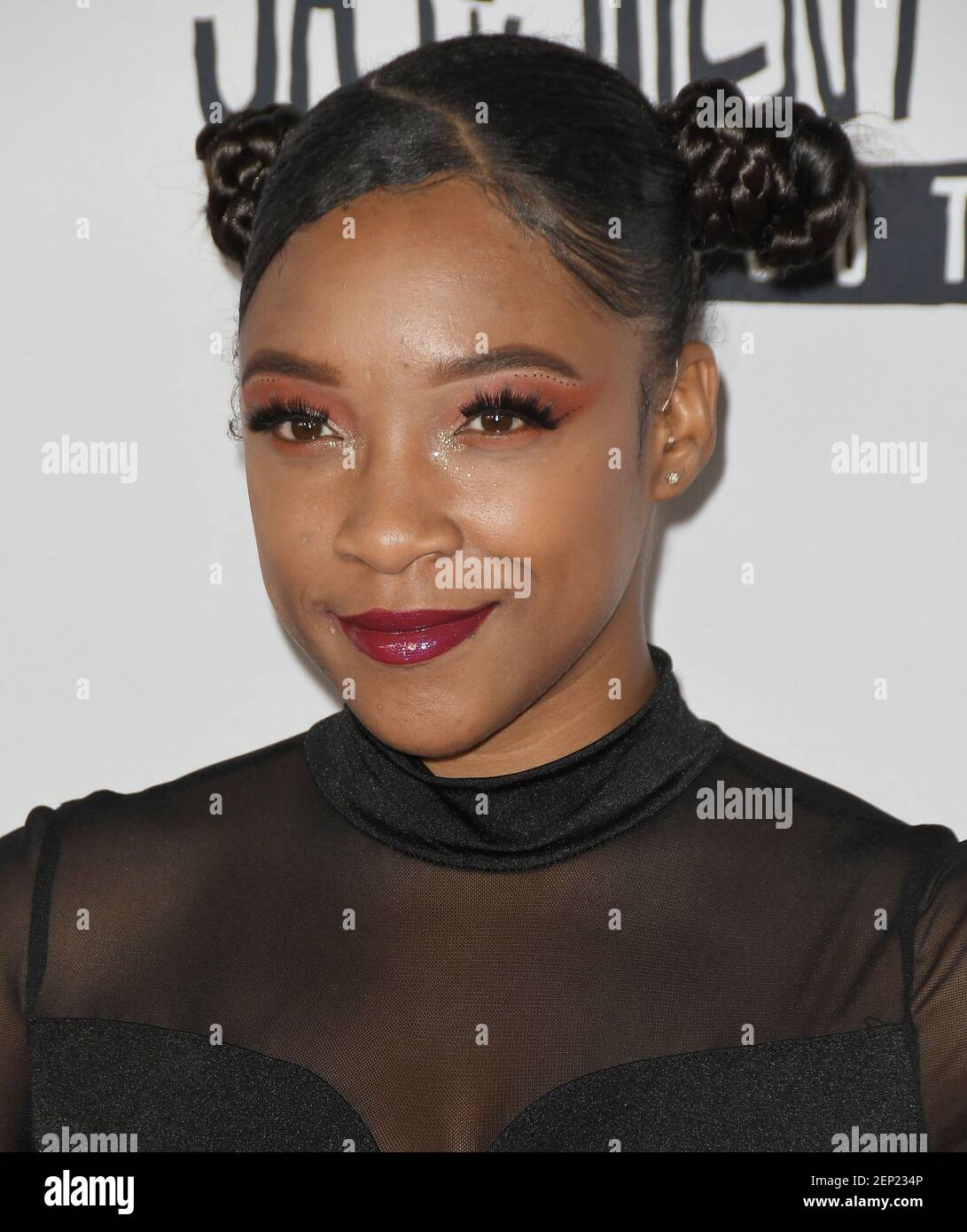 Treshelle Edmond arrives at the JAY AND SILENT BOB REBOOT Los Angeles ...