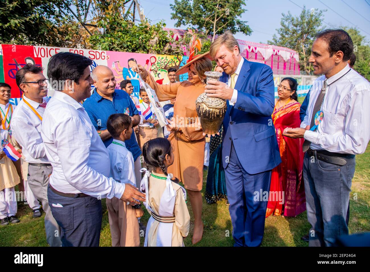 King Willem-Alexander and Queen Maxima of the Netherlands visit 'Go ...