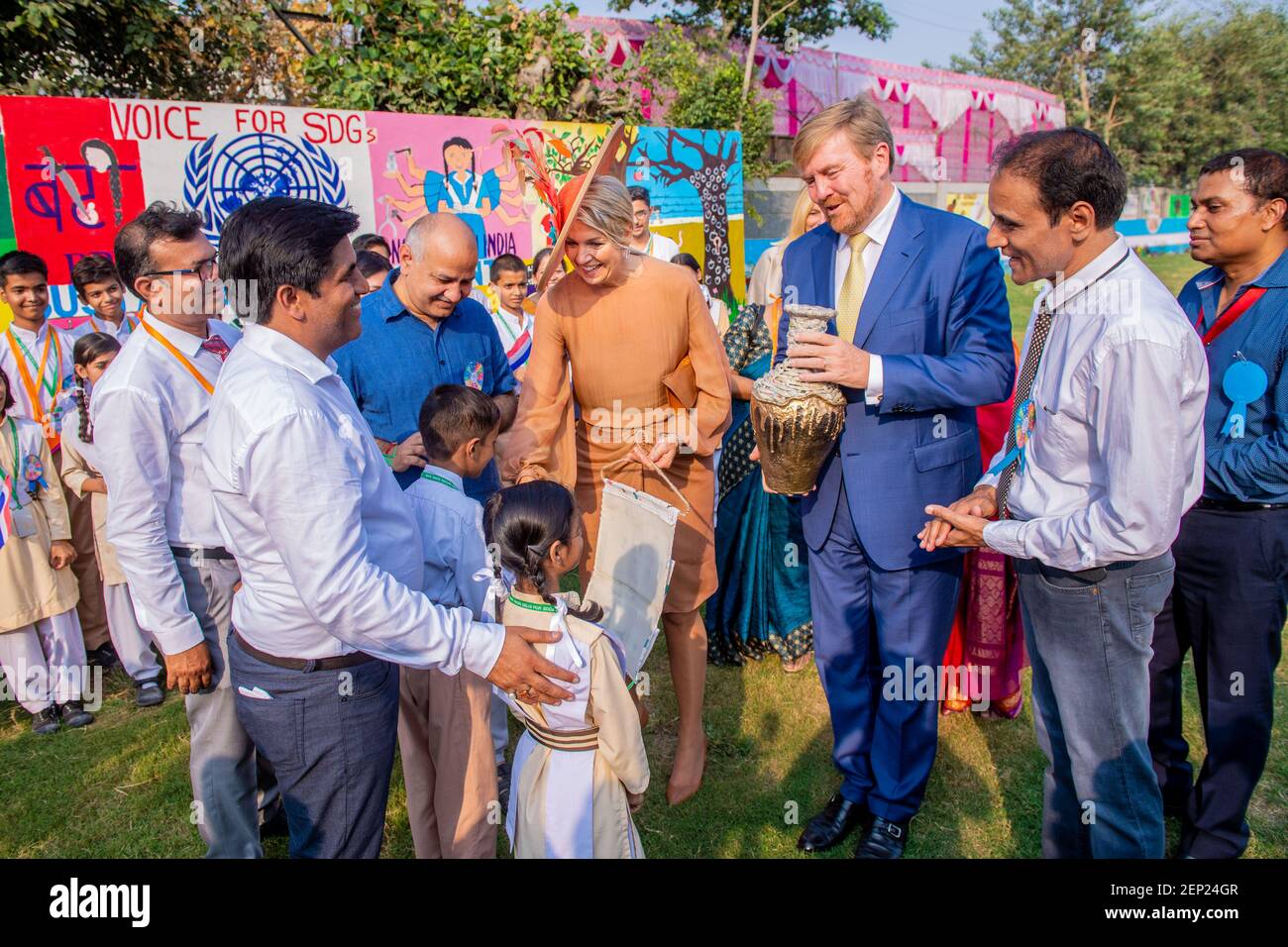 King Willem-Alexander and Queen Maxima of the Netherlands visit 'Go ...