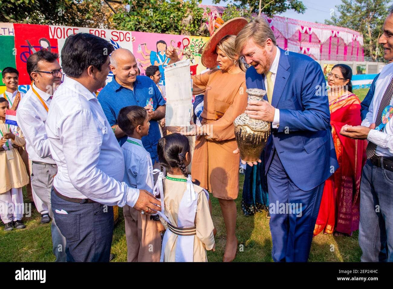 King Willem-Alexander and Queen Maxima of the Netherlands visit 'Go ...