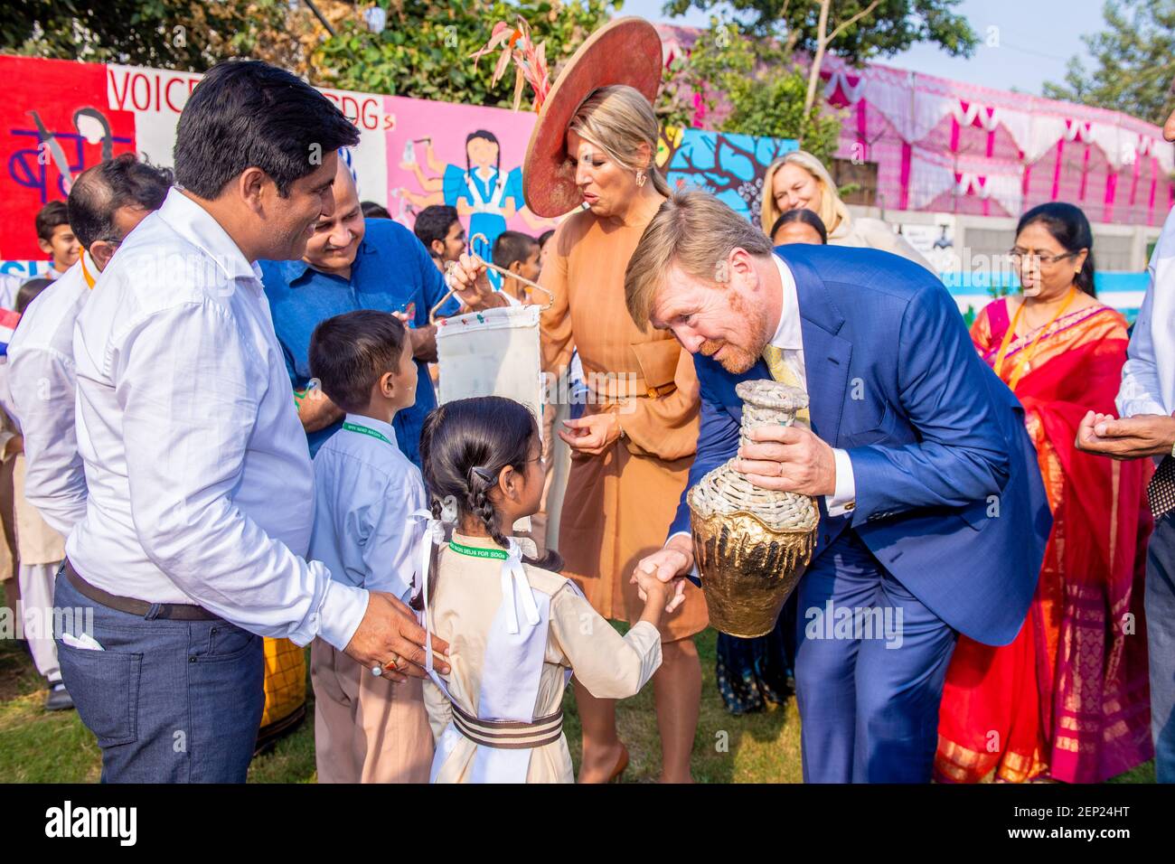 King Willem-Alexander and Queen Maxima of the Netherlands visit 'Go ...