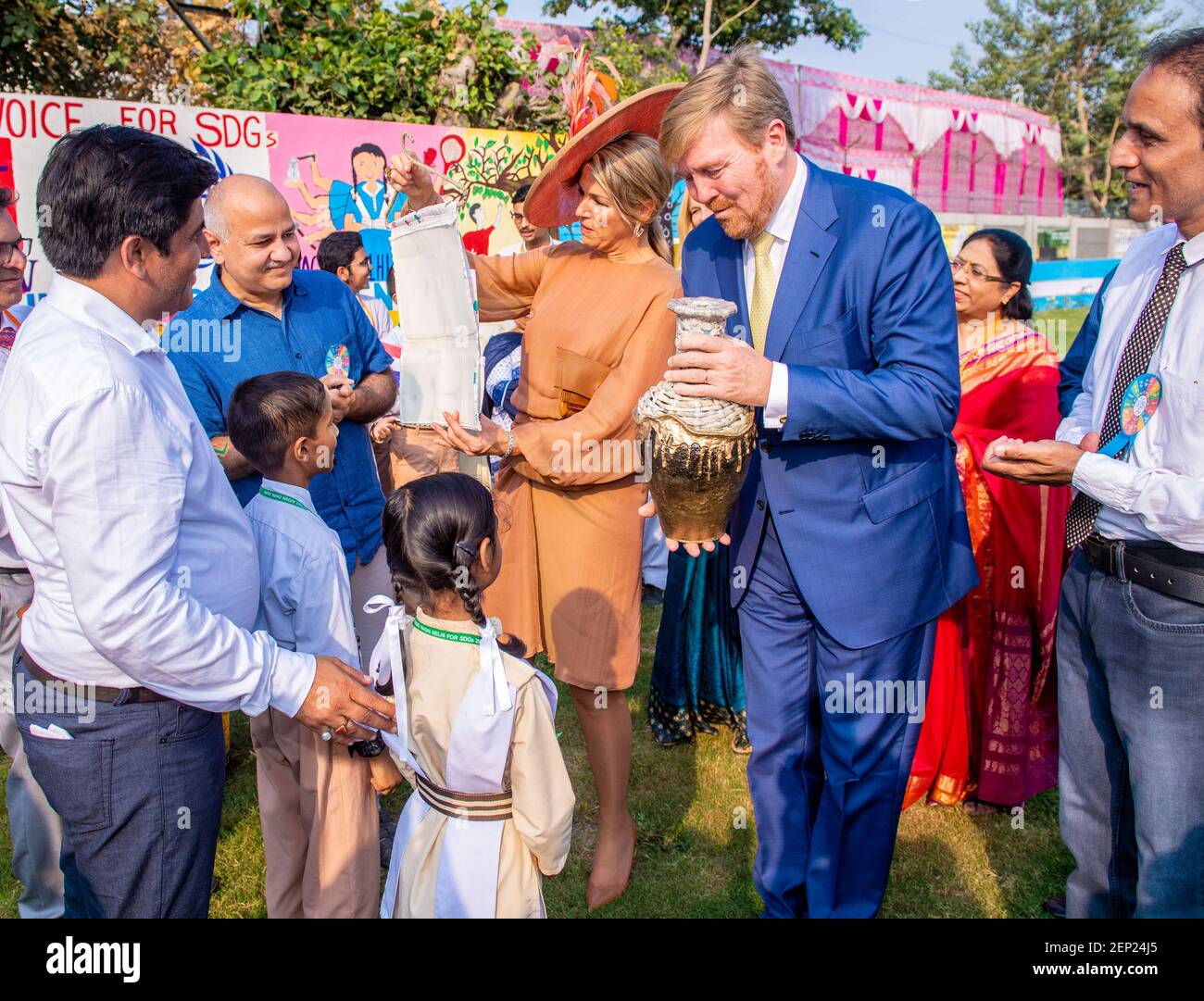 King Willem-Alexander and Queen Maxima of the Netherlands visit 'Go ...