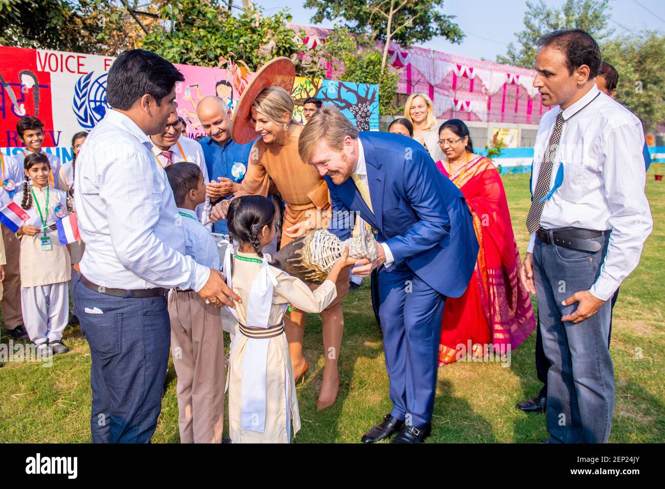 King Willem-Alexander and Queen Maxima of the Netherlands visit 'Go ...