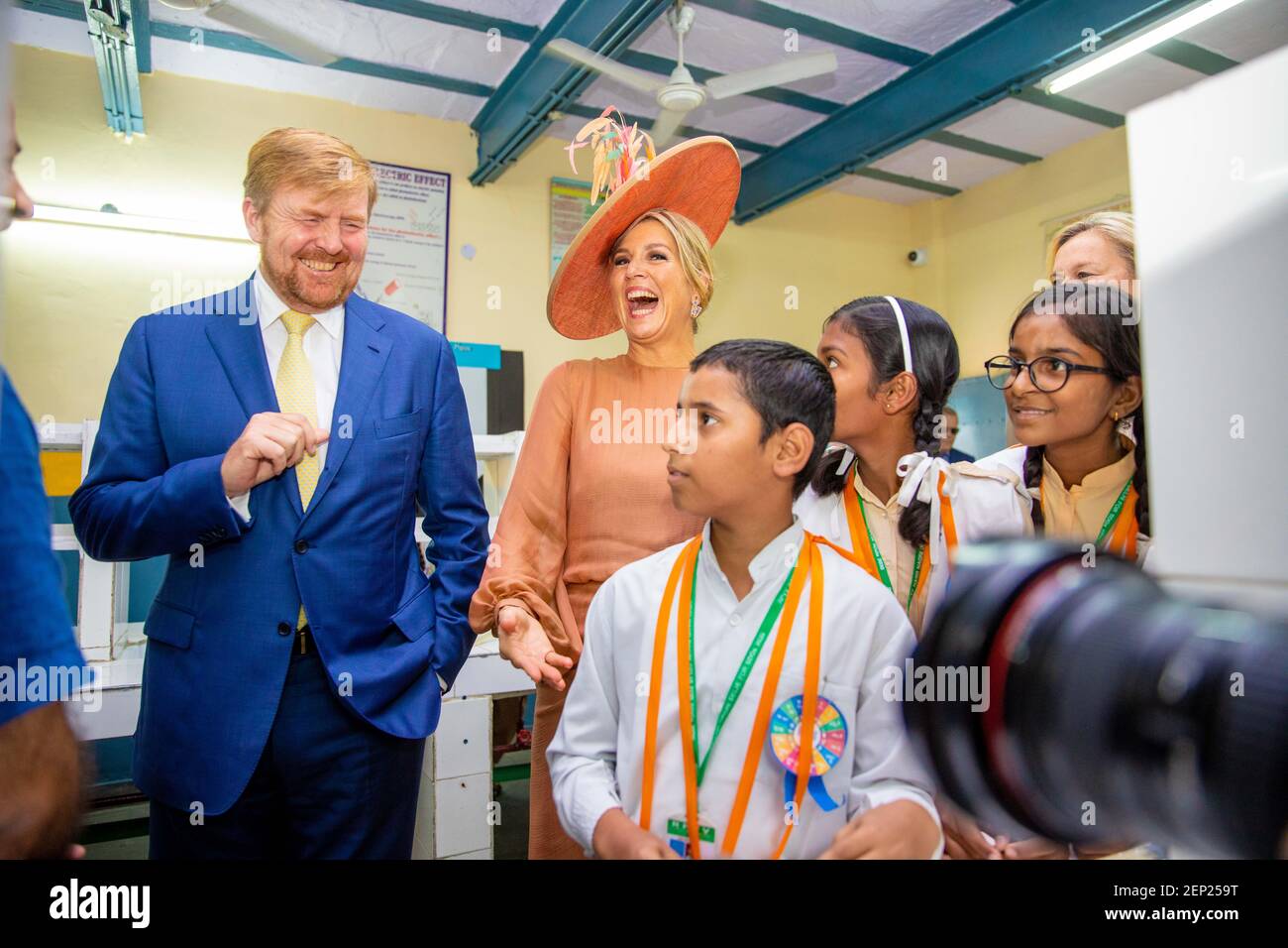 King Willem-Alexander and Queen Maxima of the Netherlands visit 'Go ...