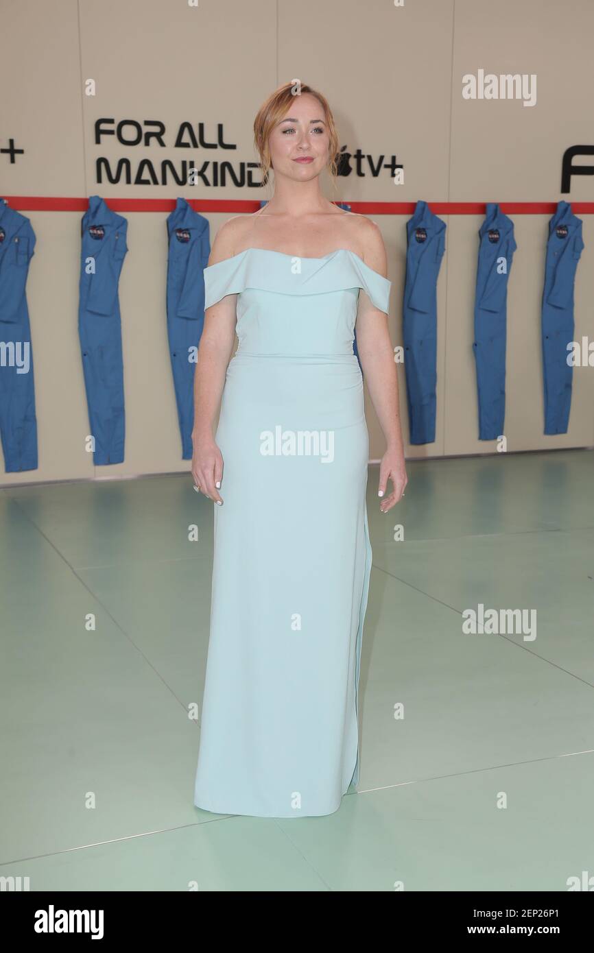 Meghan Leathers at Apple TV+ For All Mankind World Premiere held at Fox ...