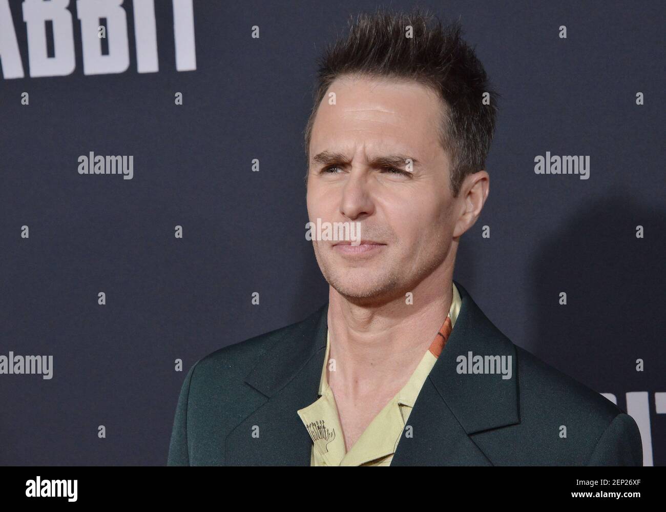 Sam Rockwell arrives at the JOJO RABBIT Los Angeles Premiere held at ...