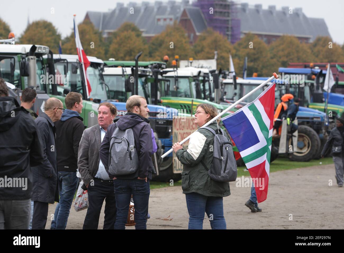 Dutch farmers protest with their tractors against government's ...