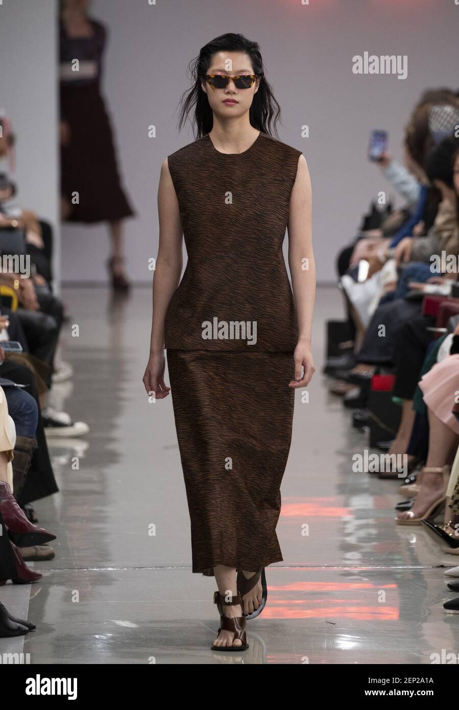 16 October 2019 - Seoul, South Korea : South Korean model on the runway ...