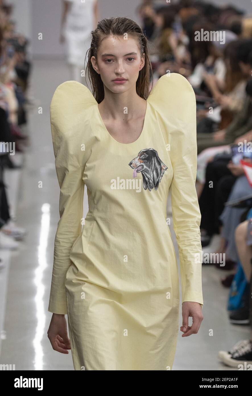 16 October 2019 - Seoul, South Korea : South Korean model on the runway ...