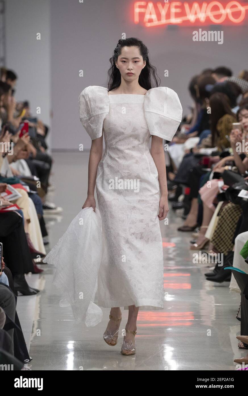 16 October 2019 - Seoul, South Korea : South Korean model on the runway ...