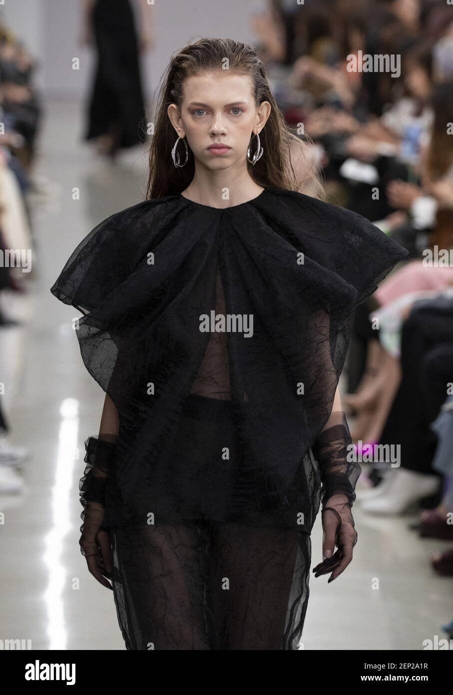 16 October 2019 - Seoul, South Korea : South Korean model on the runway ...