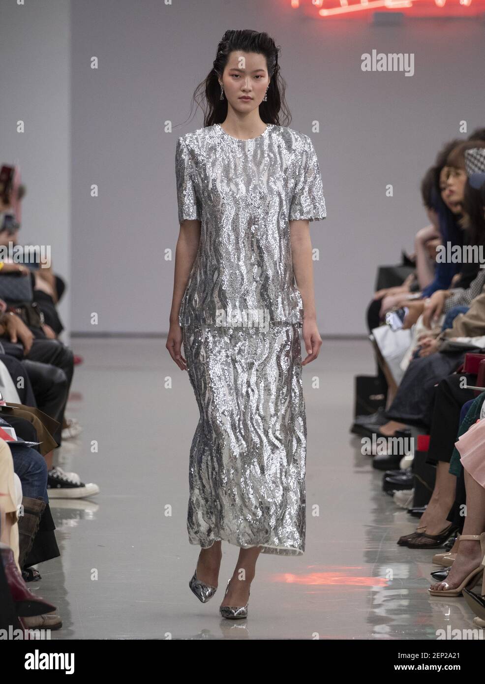 16 October 2019 - Seoul, South Korea : South Korean model on the runway ...