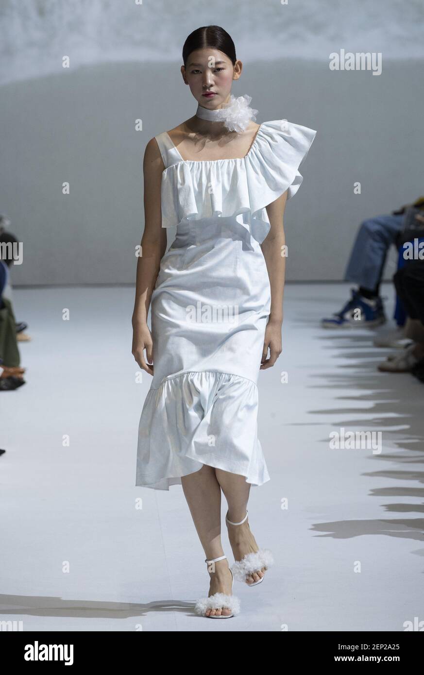 16 October 2019 - Seoul, South Korea : South Korean model on the runway ...