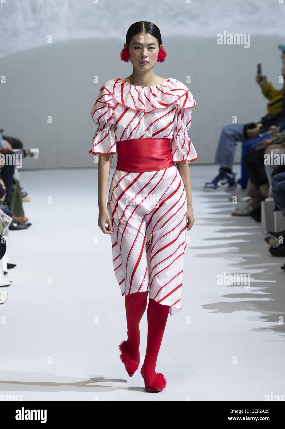 16 October 2019 - Seoul, South Korea : South Korean model on the runway ...