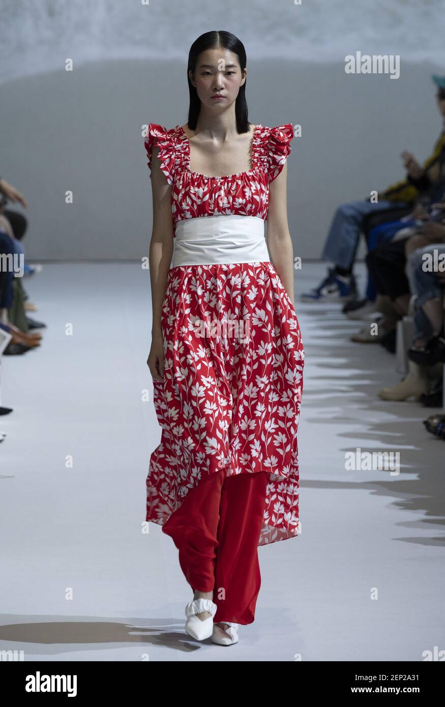 16 October 2019 - Seoul, South Korea : South Korean model on the runway ...