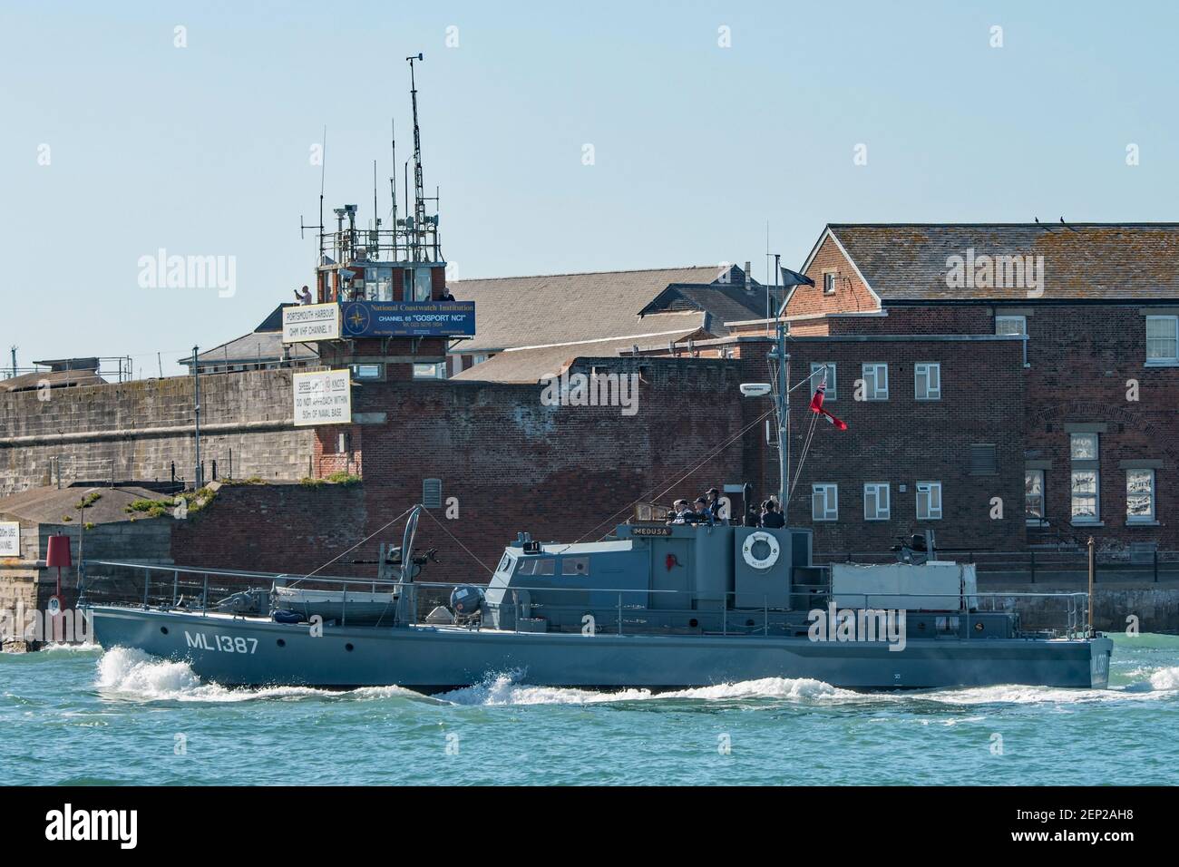 HMS Medusa (ML1387) a veteran of the D-Day landings and now preserved as a seaworthy WW2 Coastal ...