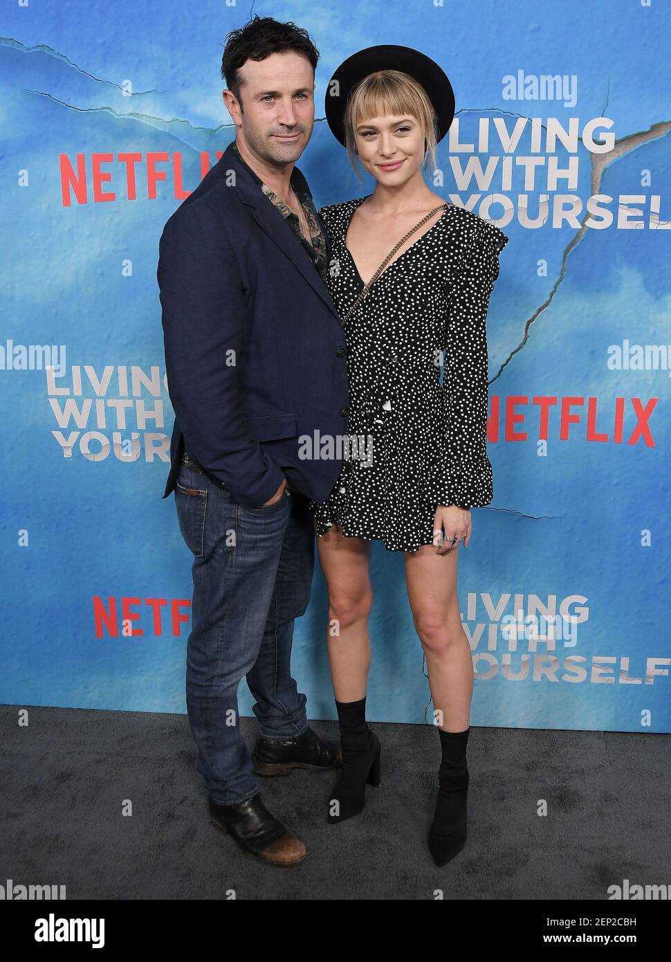 (L-R) Adam Fergus and Hayley Erin at the Netflix's LIVING WITH YOURSELF ...