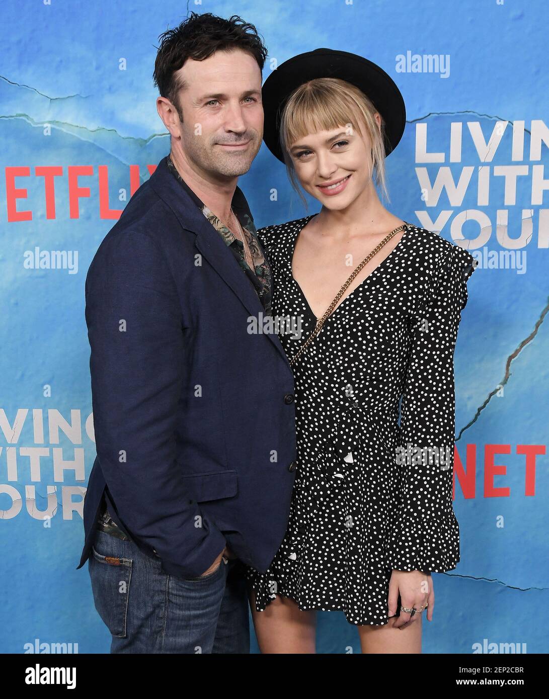 (L-R) Adam Fergus and Hayley Erin at the Netflix's LIVING WITH YOURSELF ...