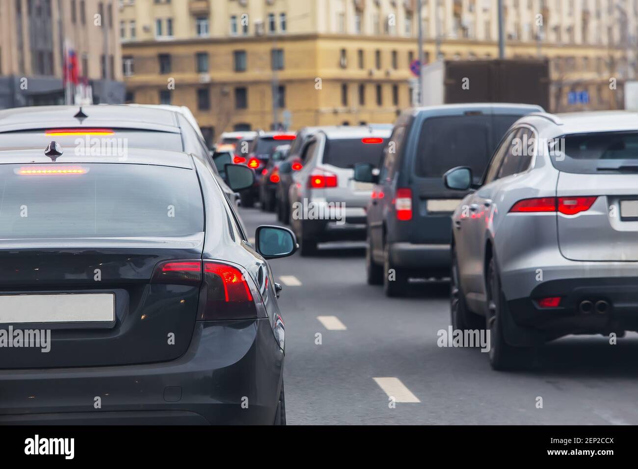 Traffic on freeway during rush hi-res stock photography and images - Alamy