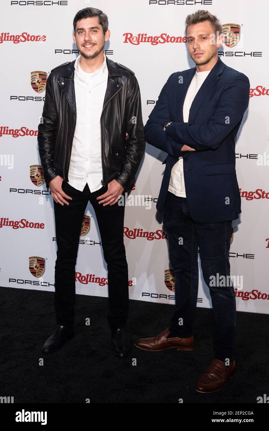 Director Michael Perrone (right) and guest attend the 911 Experience: A ...