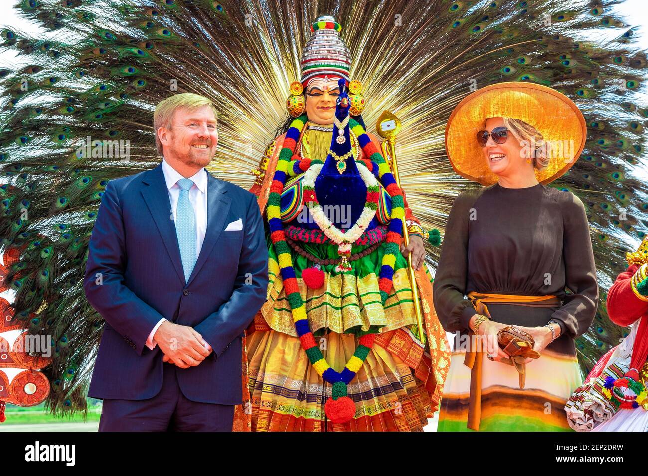 King Willem-Alexander and Queen Maxima arrive at Cochin International ...