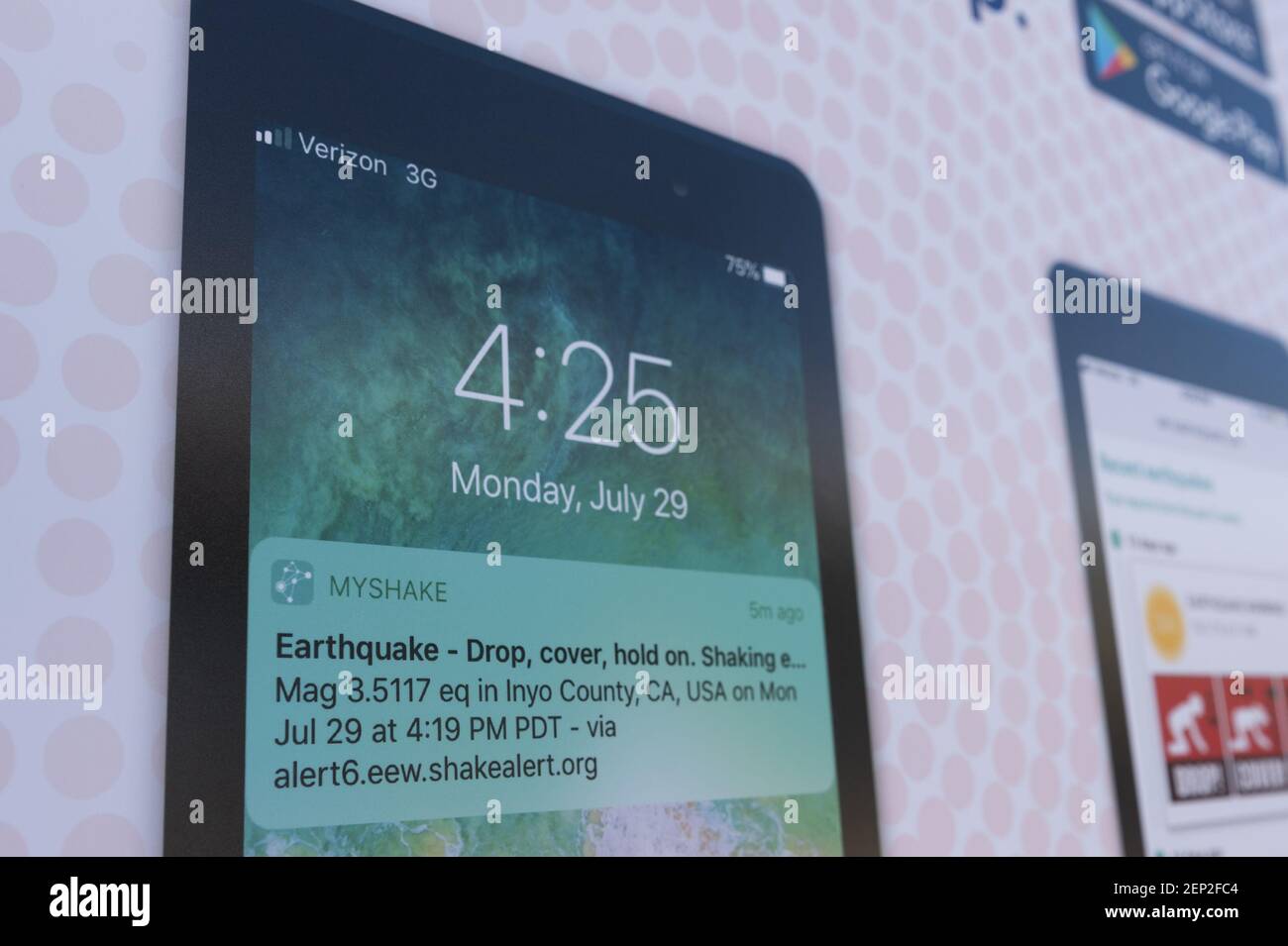 The nation's first statewide Earthquake Early Warning System, also ...