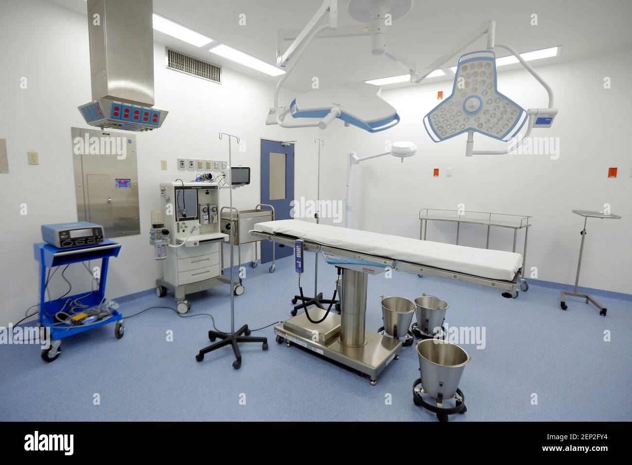 An operating room, inside the hospital.The new General Hospital of ...