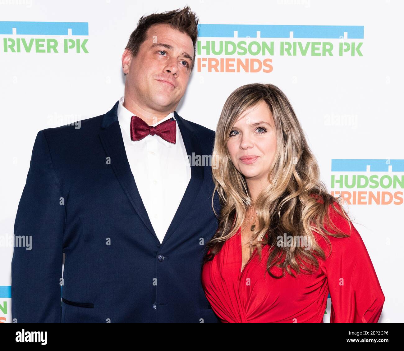 Megan Harper (R) and guest attend the Hudson River Park Annual Gala at ...