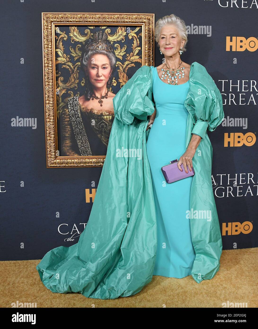 Helen Mirren arrives at the HBO Limited Series' CATHERINE THE GREAT Los ...