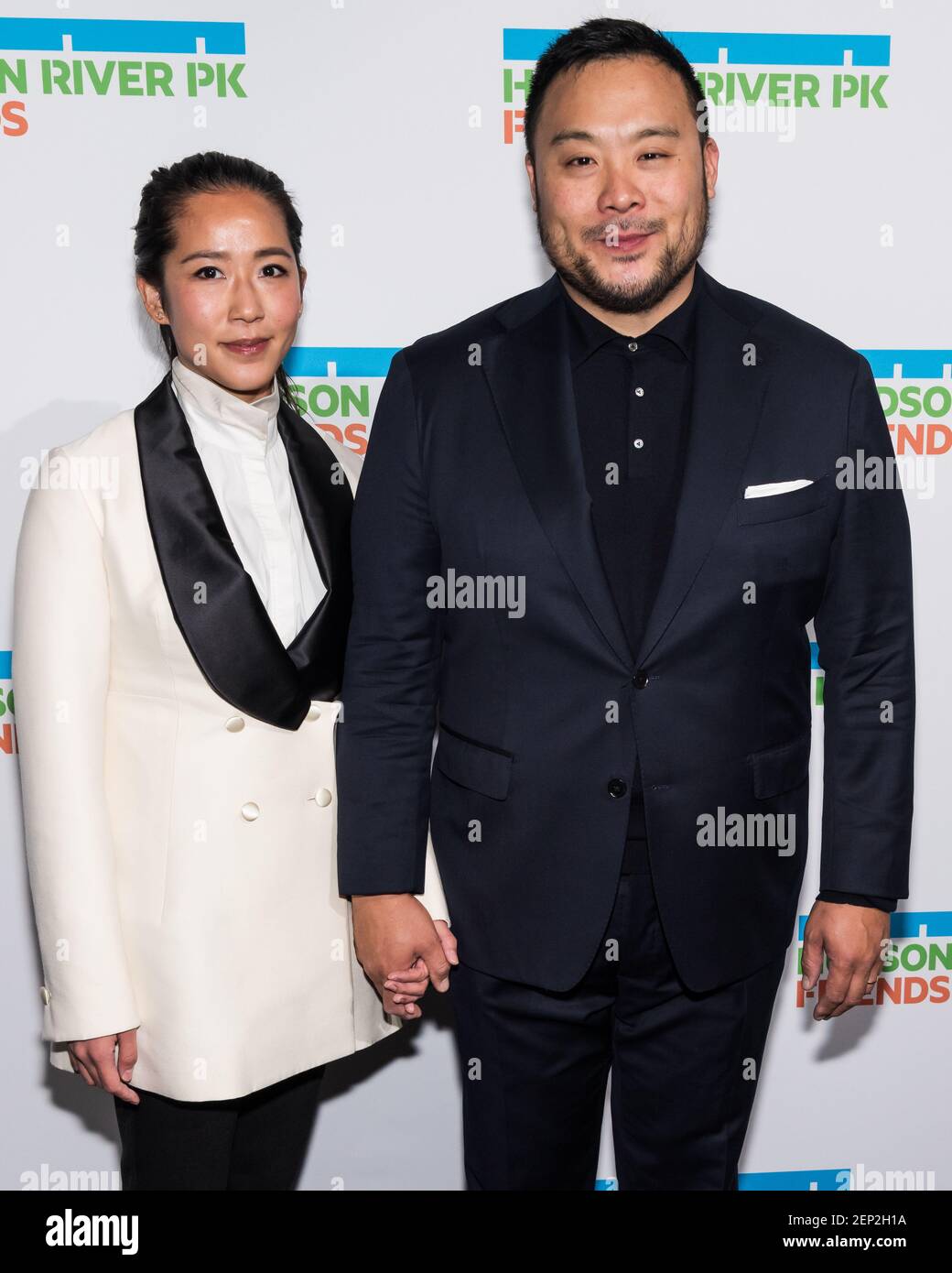 Grace Seo Chang and David Chang attend the Hudson River Park Annual ...