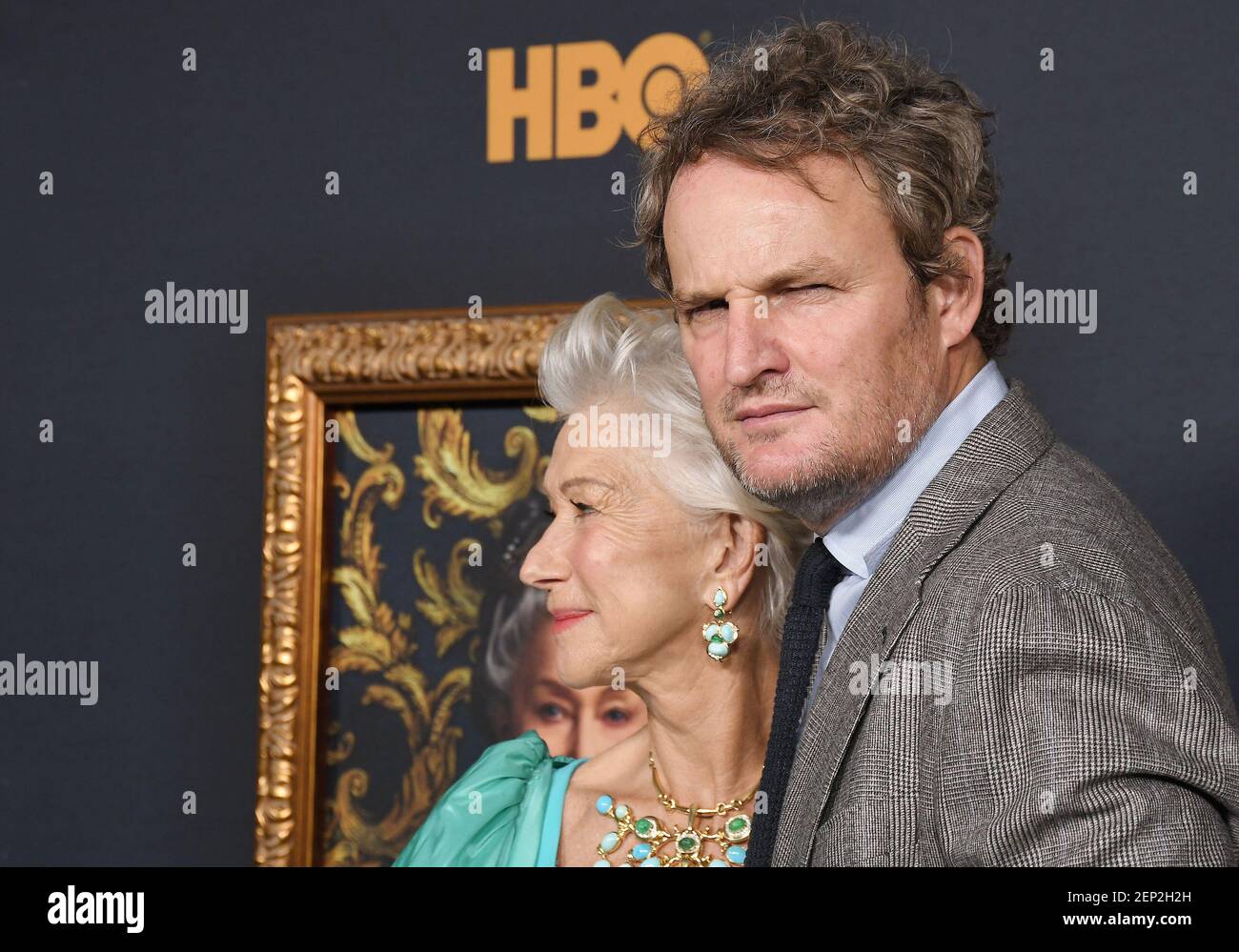 (L-R) Helen Mirren and Jason Clarke at the HBO Limited Series ...