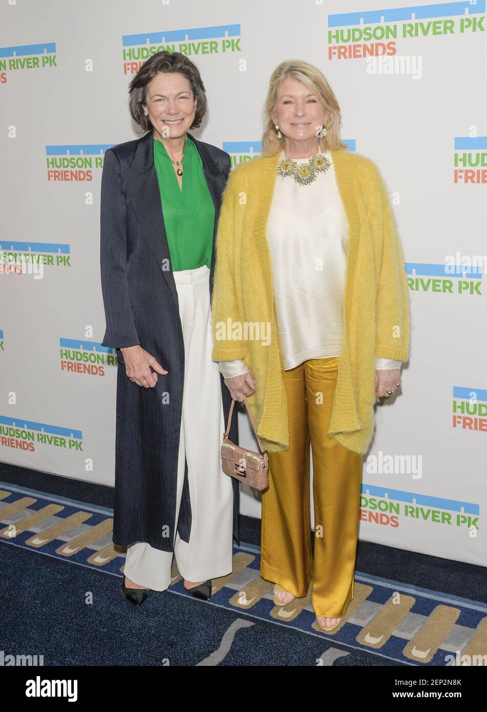 Diana L. Taylor and Martha Stewart attend Hudson River Park Gala at ...