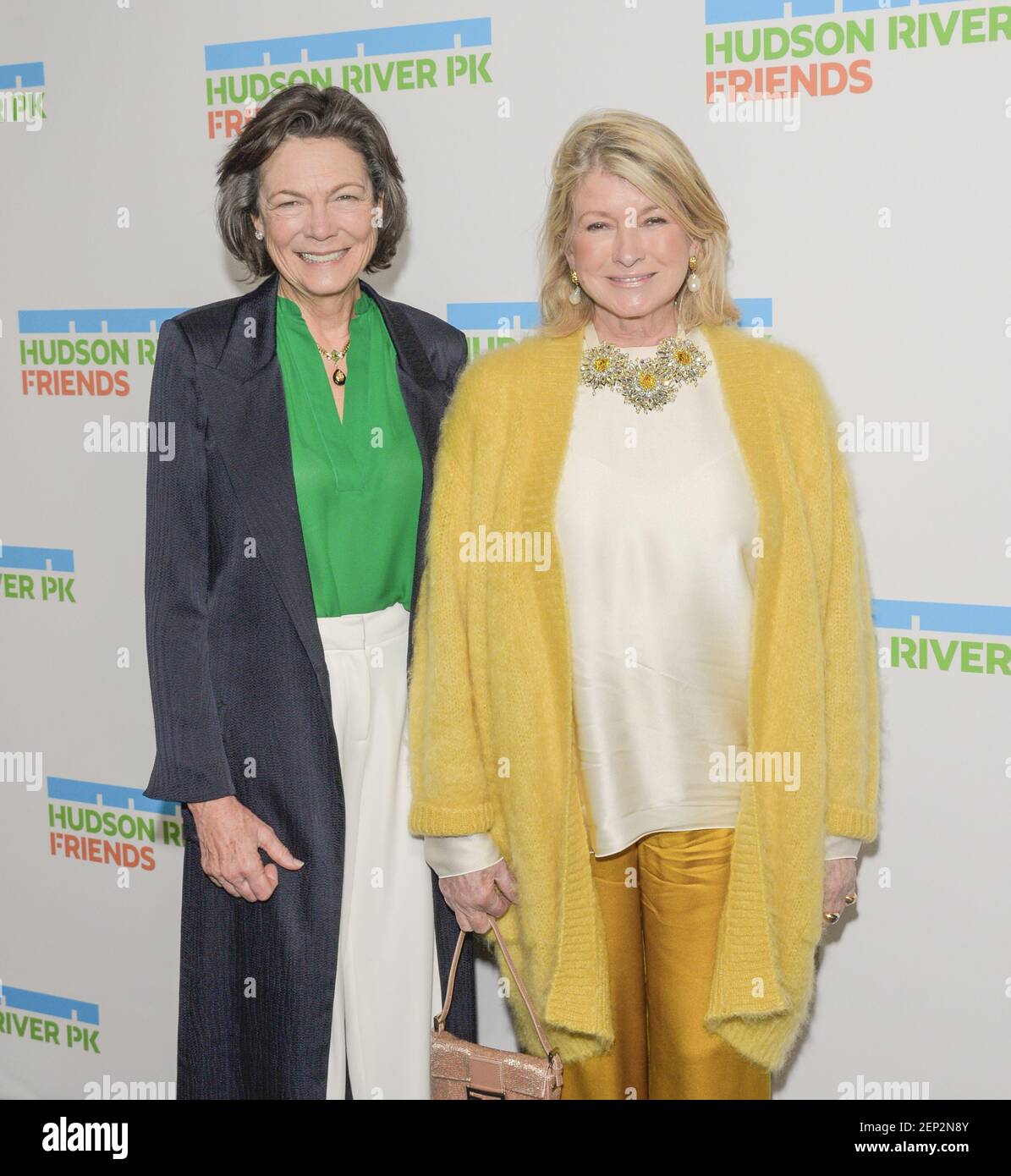 Diana L. Taylor and Martha Stewart attend Hudson River Park Gala at ...