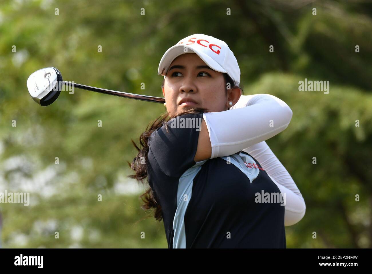 Pajaree Anannarukarn of Thailand competes on the third day during the ...