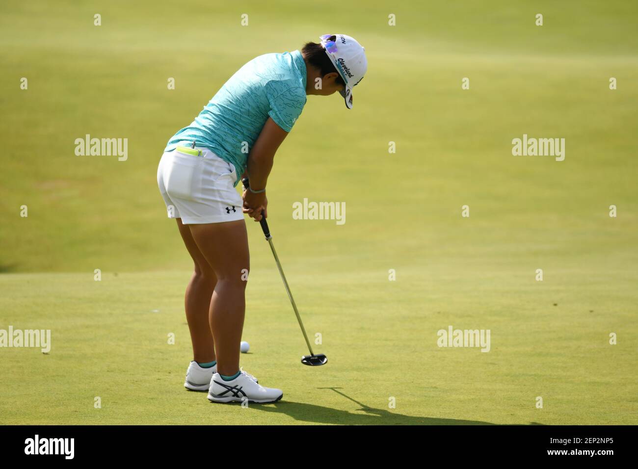 Nasa Hataoka of Japan competes on the third day during the Buick LPGA ...