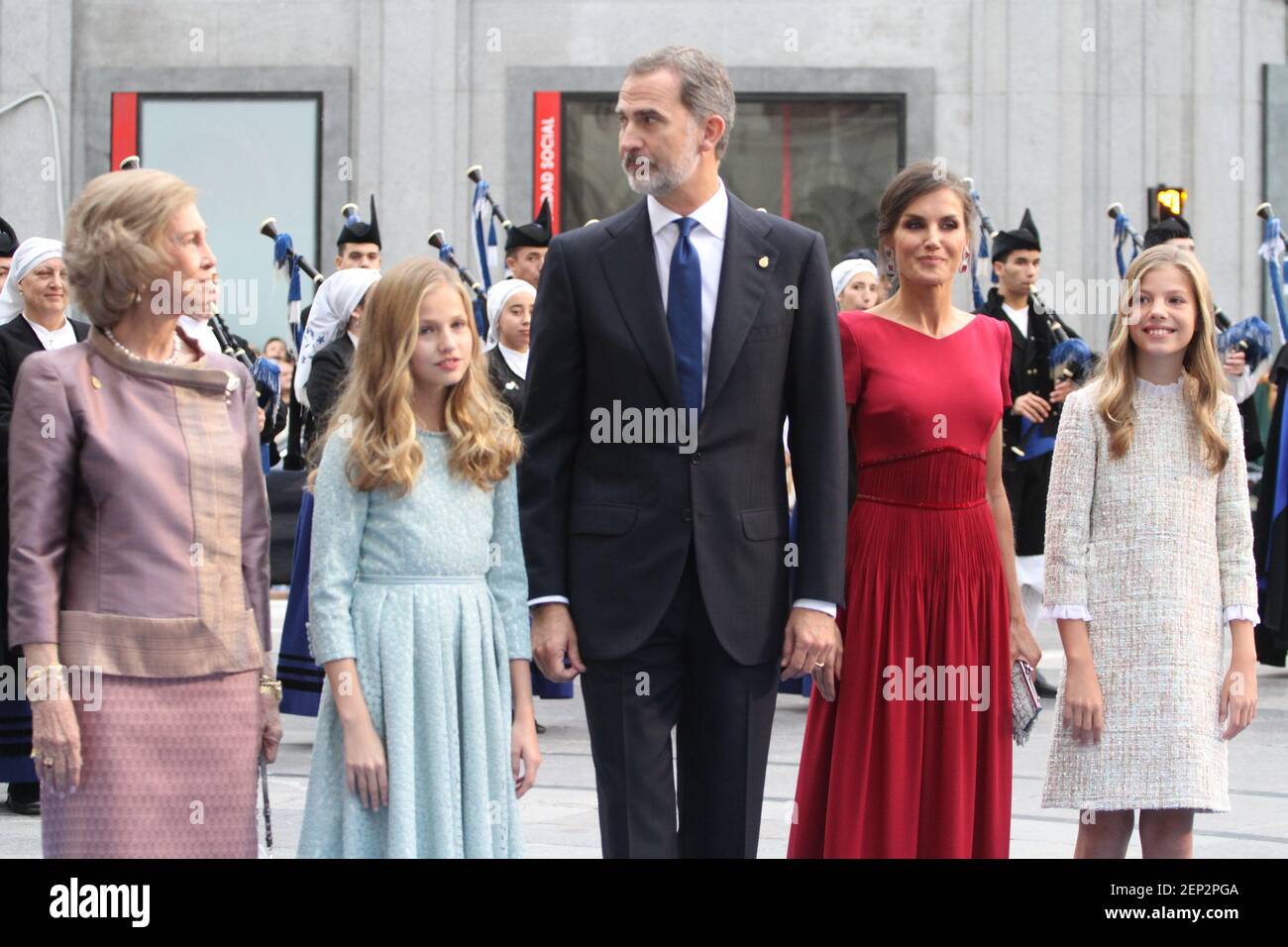Princess awards of Asturias 2019, first time that Queen Leonor went with the King and Queen ...