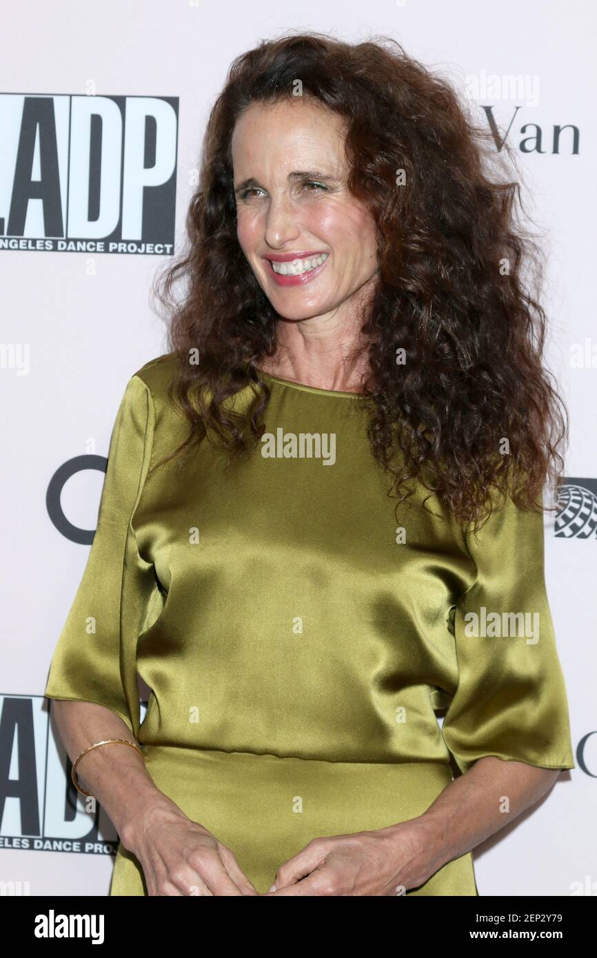 LOS ANGELES - OCT 3: Andie MacDowell at the L.A. Dance Project Annual ...
