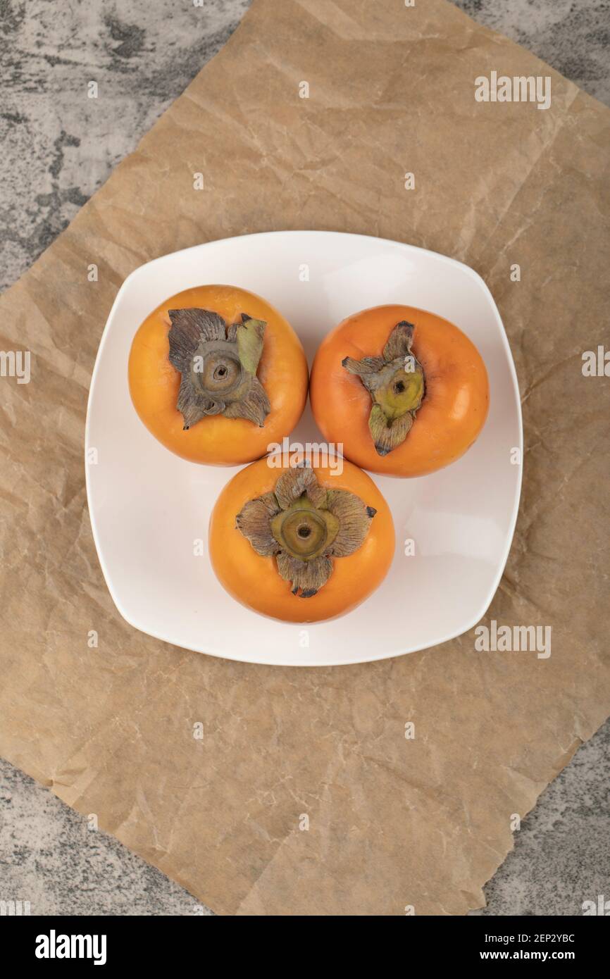 Fuyu persimmons hi-res stock photography and images - Alamy