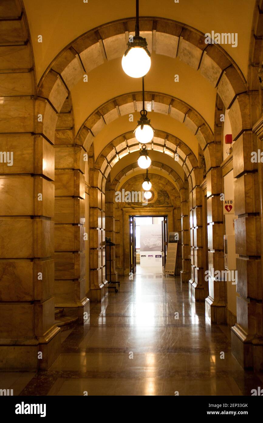 New York, NY – October 19, 2019: Interior of New York Surrogate's Court ...