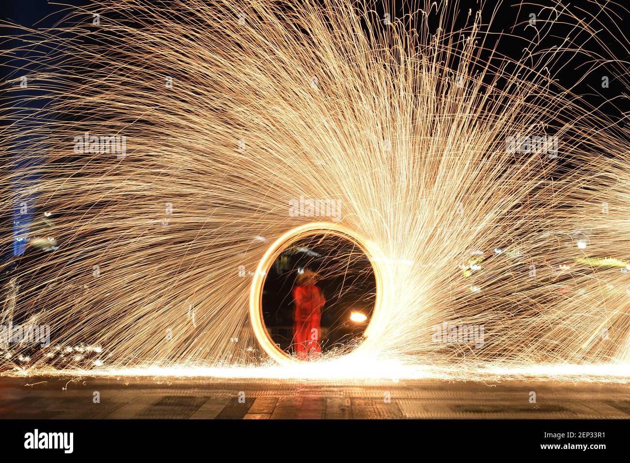 Beijing, China's Hunan Province. 26th Feb, 2021. People enjoy "iron ...