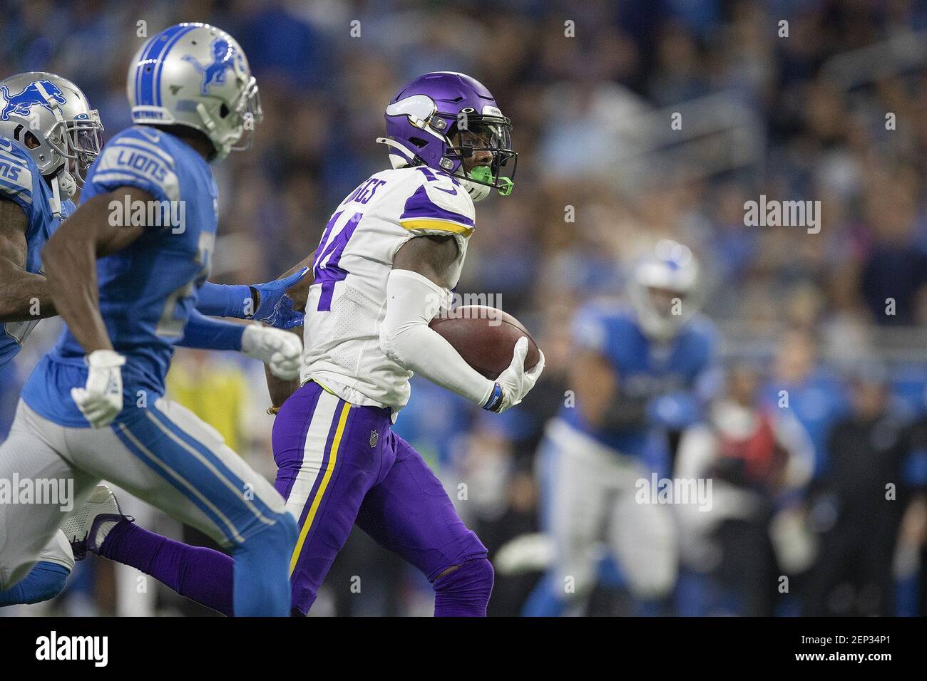 Minnesota Vikings wide receiver Stefon Diggs (14) picked up 66 yards on ...